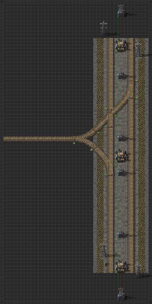 64x64 RHD rail segments - rail on-ramp 64x64 - FactorioBin