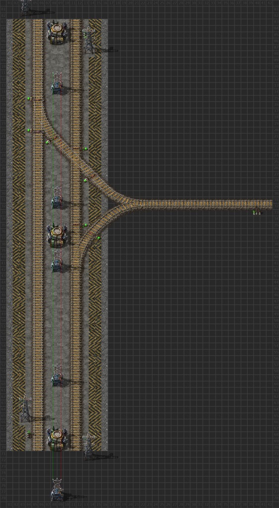64x64 RHD rail segments - rail off-ramp 64x64 - FactorioBin