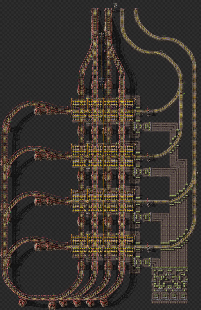 4-Lane Loading Station - FactorioBin
