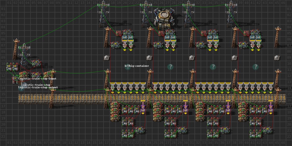 Circuit-Driven Construction Train00 - Construction Train - FactorioBin