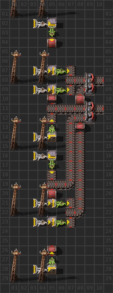 Paul's Rails and Stations - → Unloading 2 Types 2 RB - FactorioBin