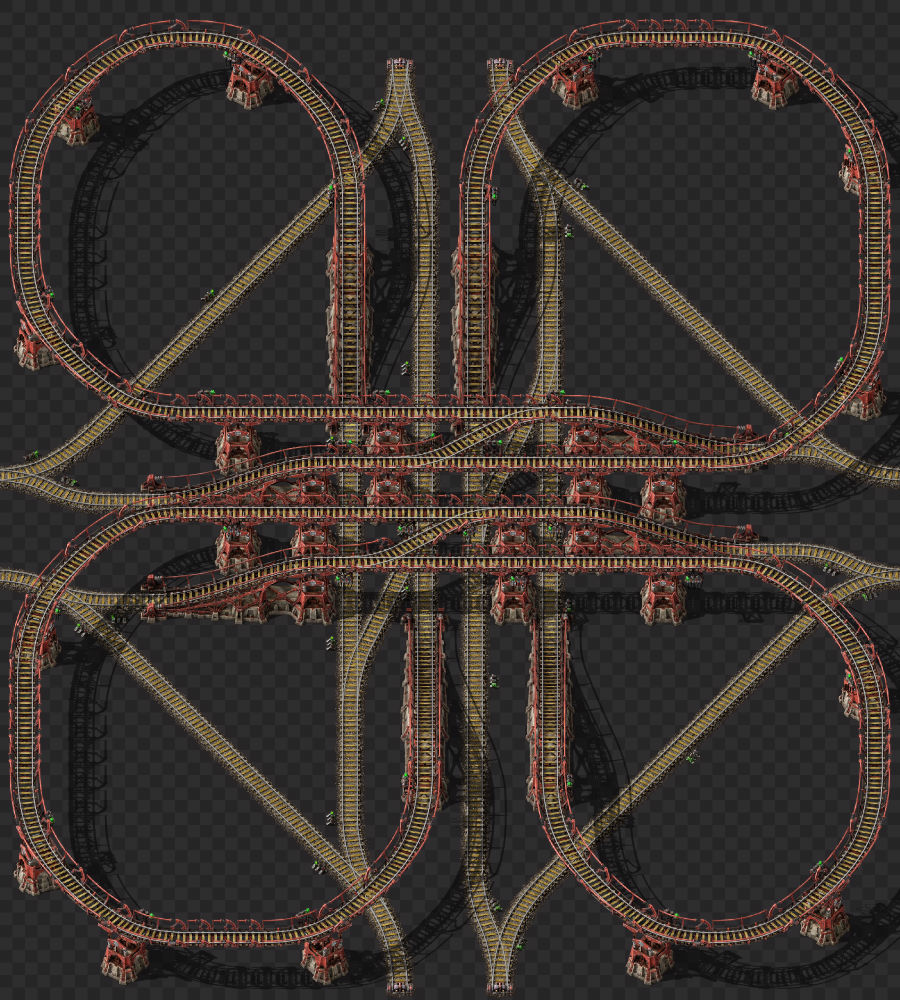 Semisymmetrical Loops 6 Tile RHT - FactorioBin