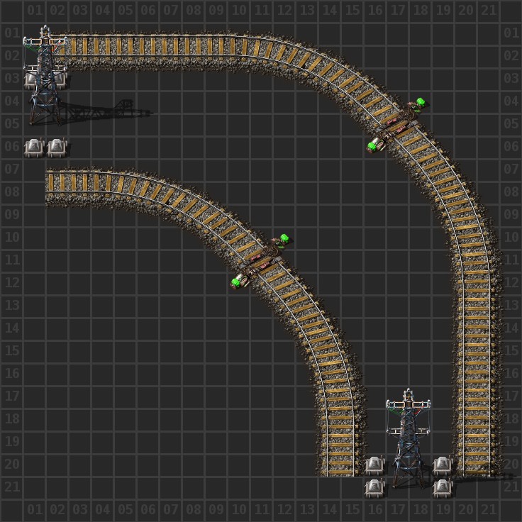 My rail book! I don't even know if it works! - Curved Section - FactorioBin