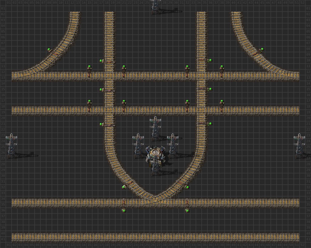 New Rails - T-Junction - FactorioBin