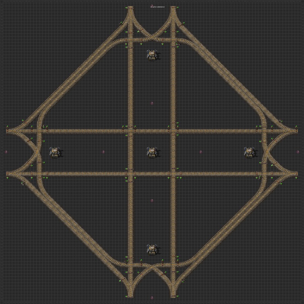 2 Rail Intersection - FactorioBin