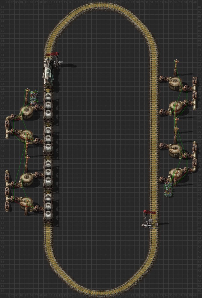 Fluid Load/Unload Example - Fluid Train Example - FactorioBin