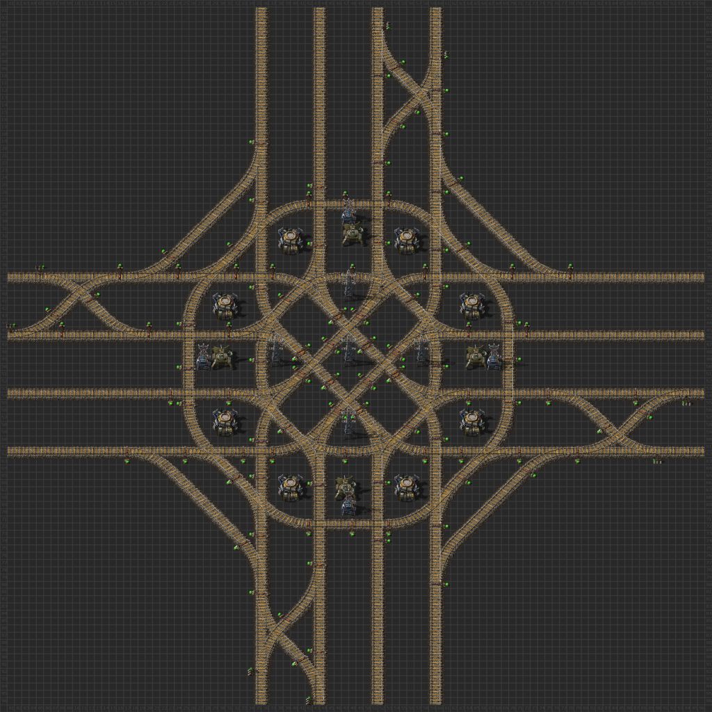 Roundabout madness - FactorioBin