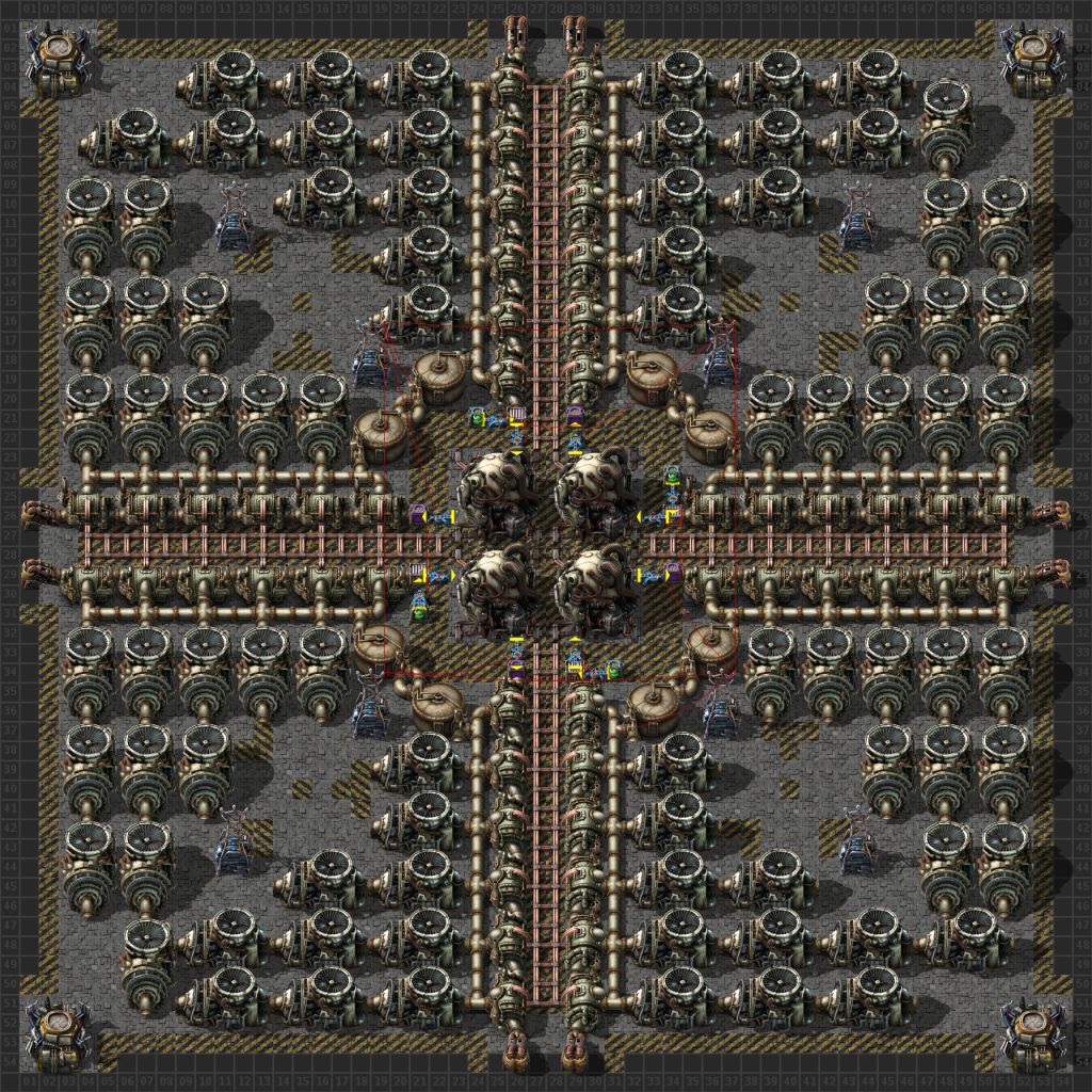 2x2 Nuclear Reactor - 2x2 Shuriken Reactor - FactorioBin