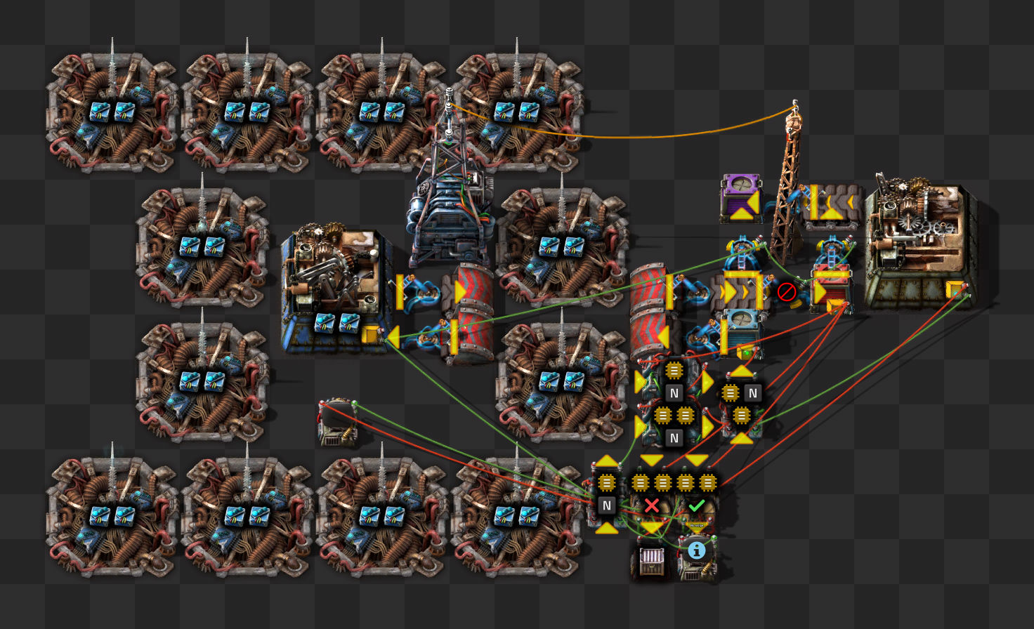 Build anything circuit - Build anything - FactorioBin