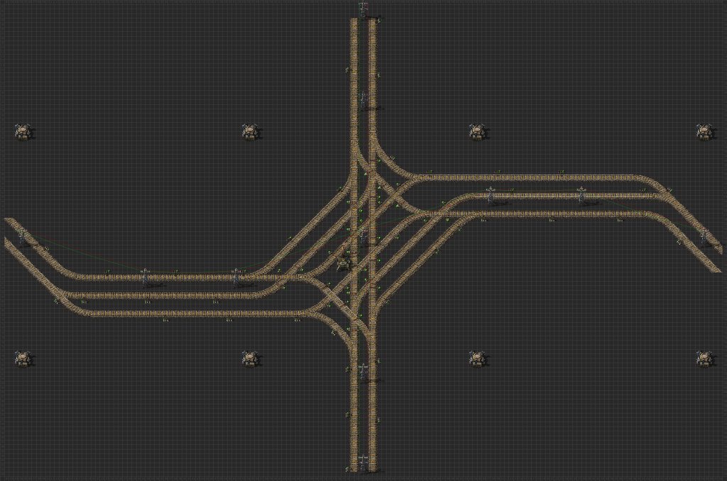 Offset intersection 4.0 - Basic intersection - FactorioBin
