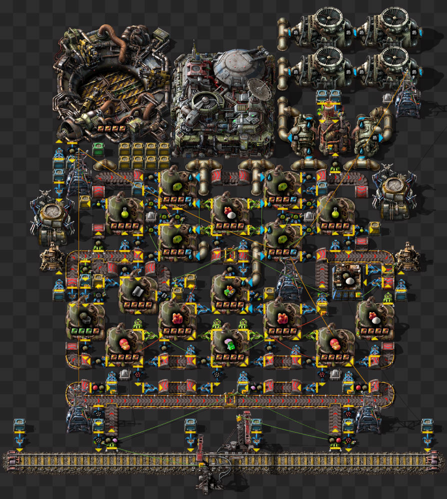 Small 80 SPM Gleba Base - FactorioBin