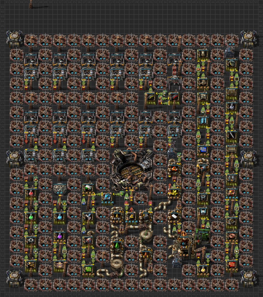 One machine per item full-cycle micro-factory - Factorio - FactorioBin
