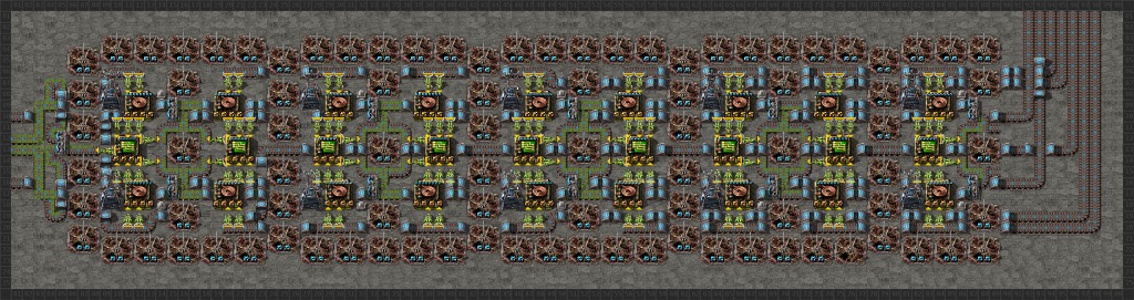 Beaconed green circuit production, expensive recipes - FactorioBin