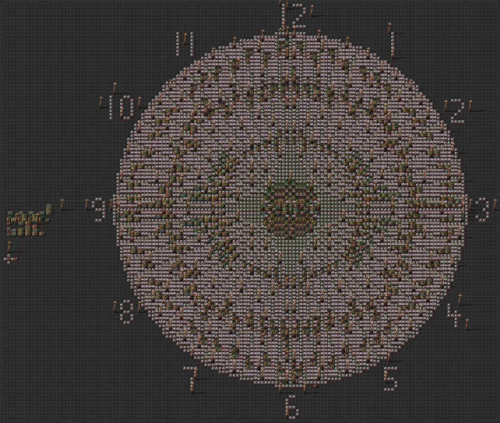 Analog Clock by Spaghetsie - Analog Clock - Spaghetsie - FactorioBin