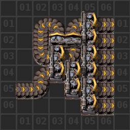 Compact 1-6 Splitter - FactorioBin