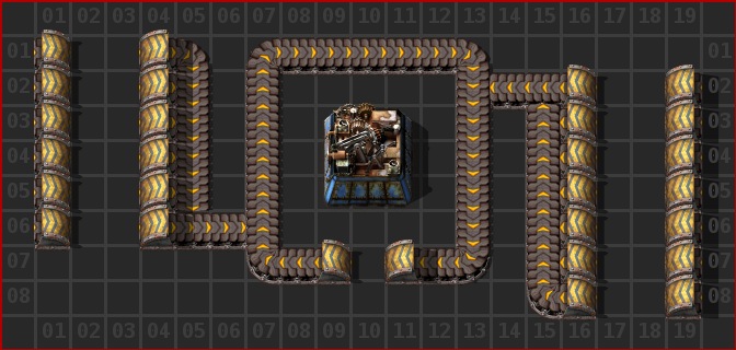 Proof of concept S circuit control (mk II) - Blueprint - FactorioBin