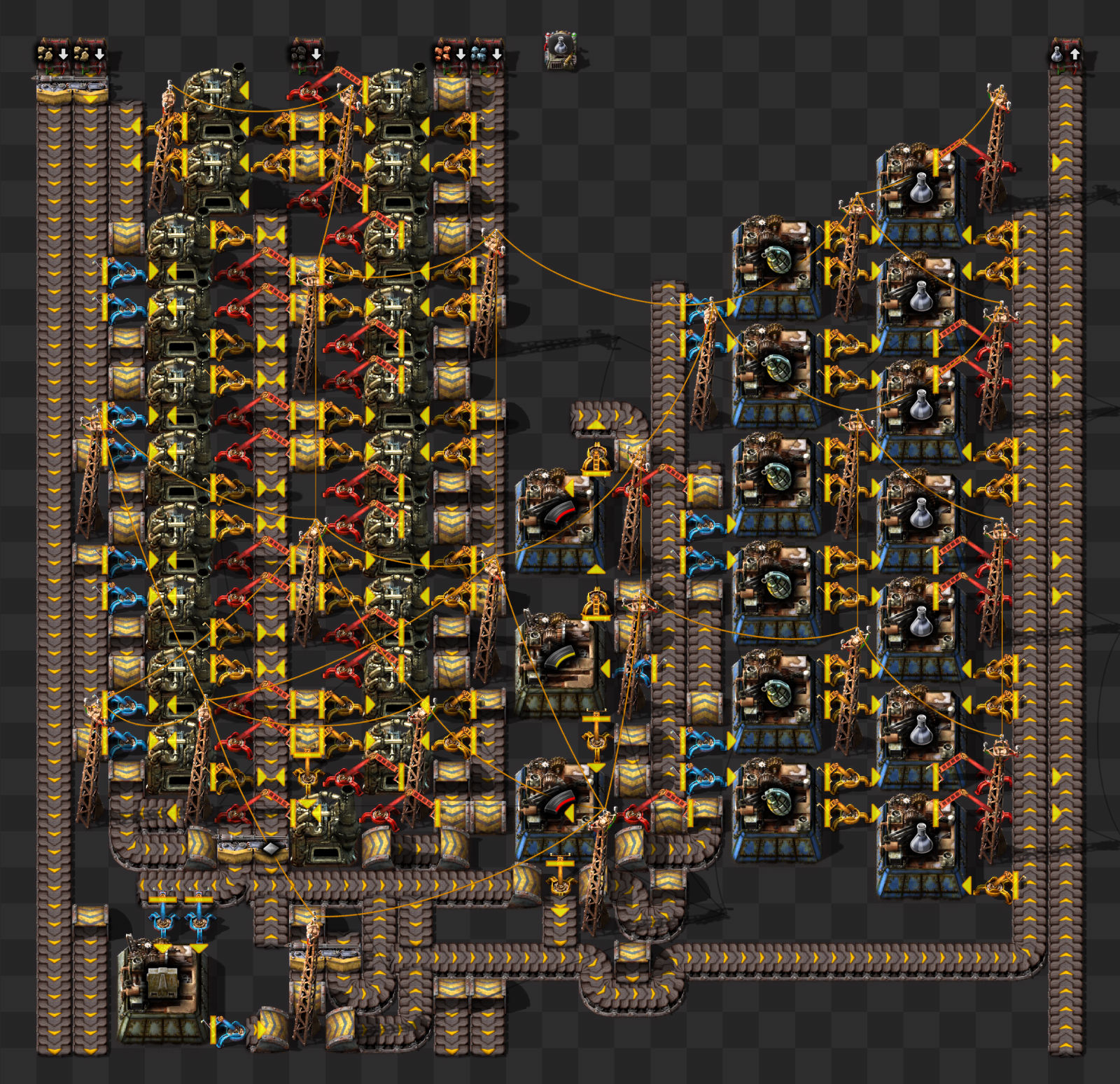 Raw to Final - [item=military-science-pack] Factory - FactorioBin