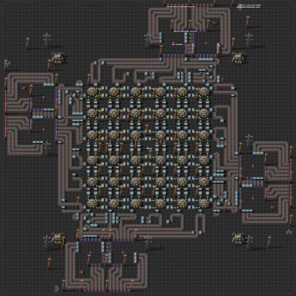 Science fitting in 100x100 tile - Science Tile - FactorioBin